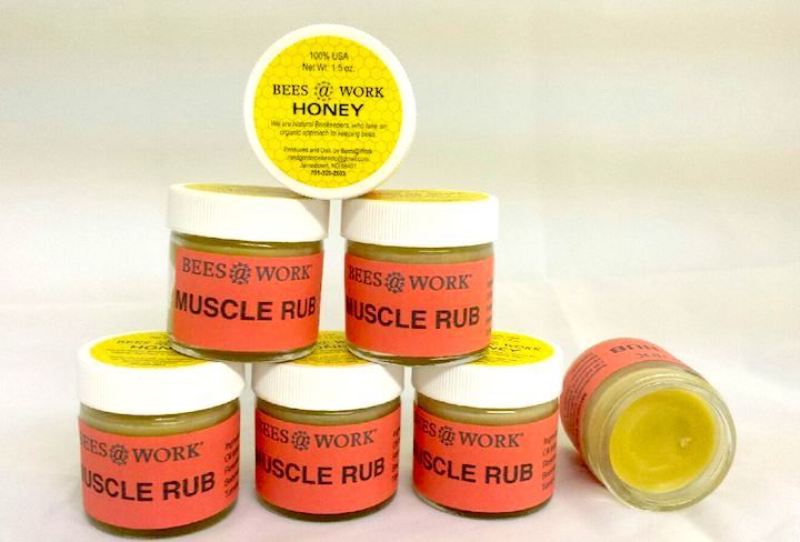 Bees @ Work Natural Muscle Rub – Bees@Work Honey